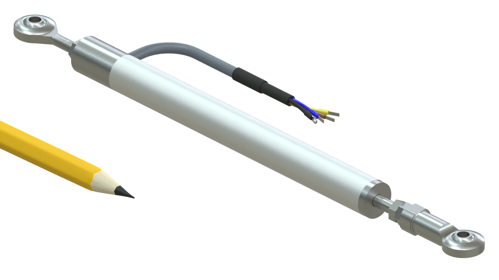 LPPS Linear Position Sensor with Rod End Joints | LPPS-12 | US Made | HGSI
